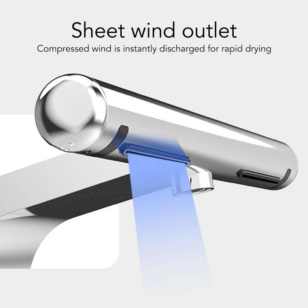 Classic Dual-Function Sensor Faucet with Integrated Air Hand Dryer ...