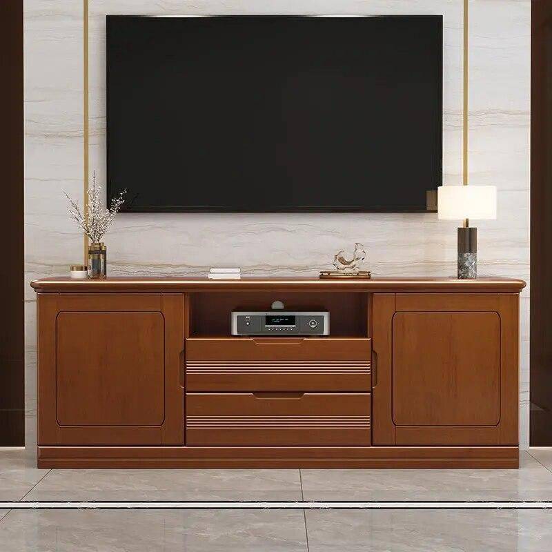 Elegant Wooden TV Console Cabinet - Home Unlimited